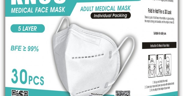 KN95 Medical Face Mask (White)